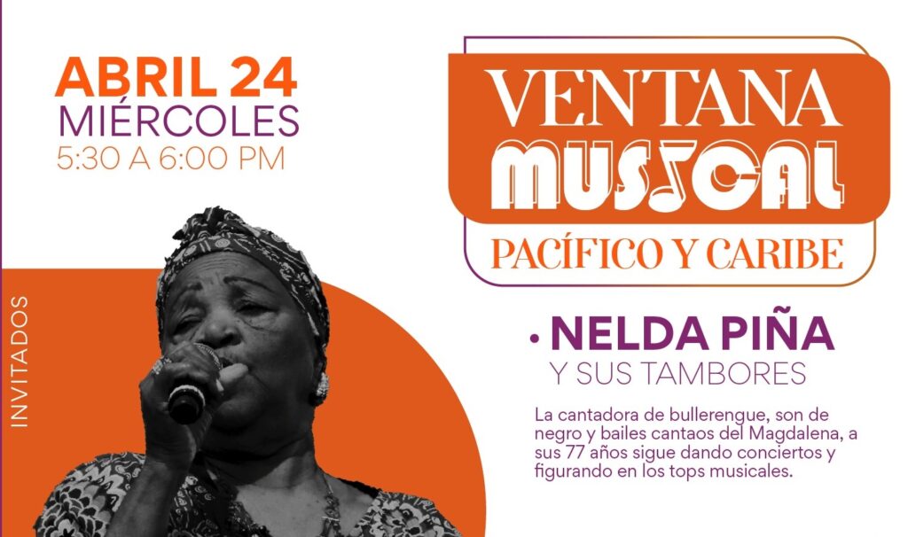 Cantadora Nelda Piña en "Ventana musical Pacífico y Caribe" por El ...